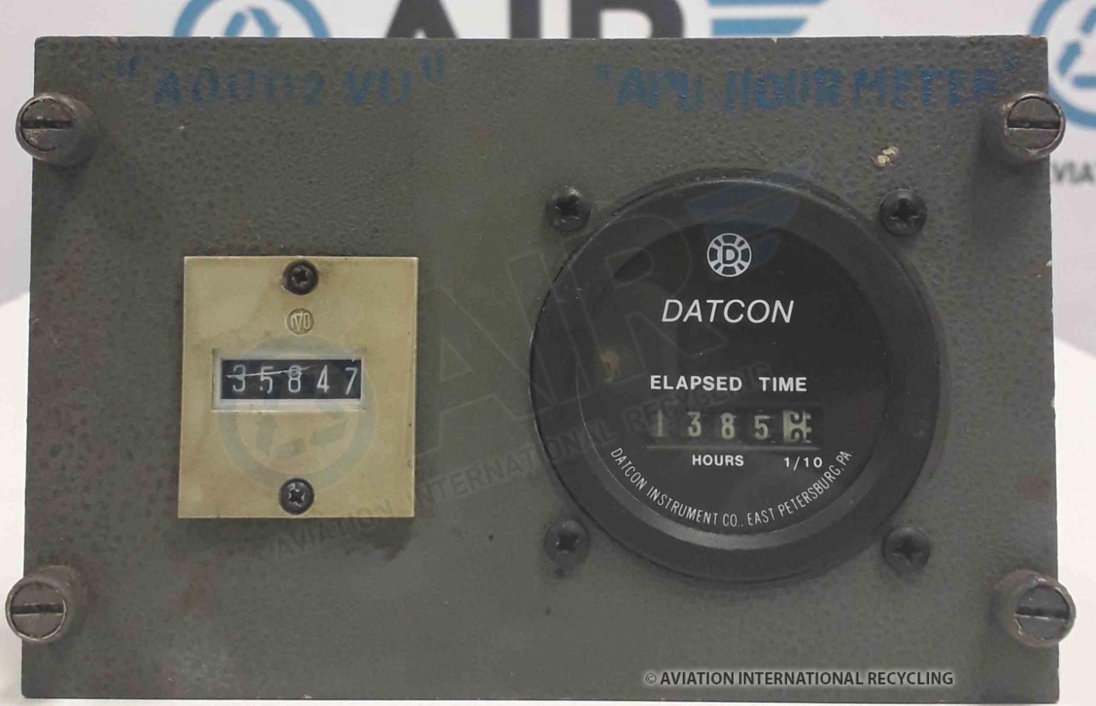 APU HOUR METER - Aviation International Recycling