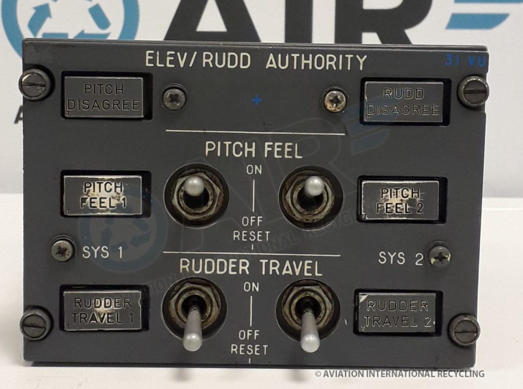 ELEV/RUDD AUTHORITY CONTROL PANEL - Aviation International Recycling