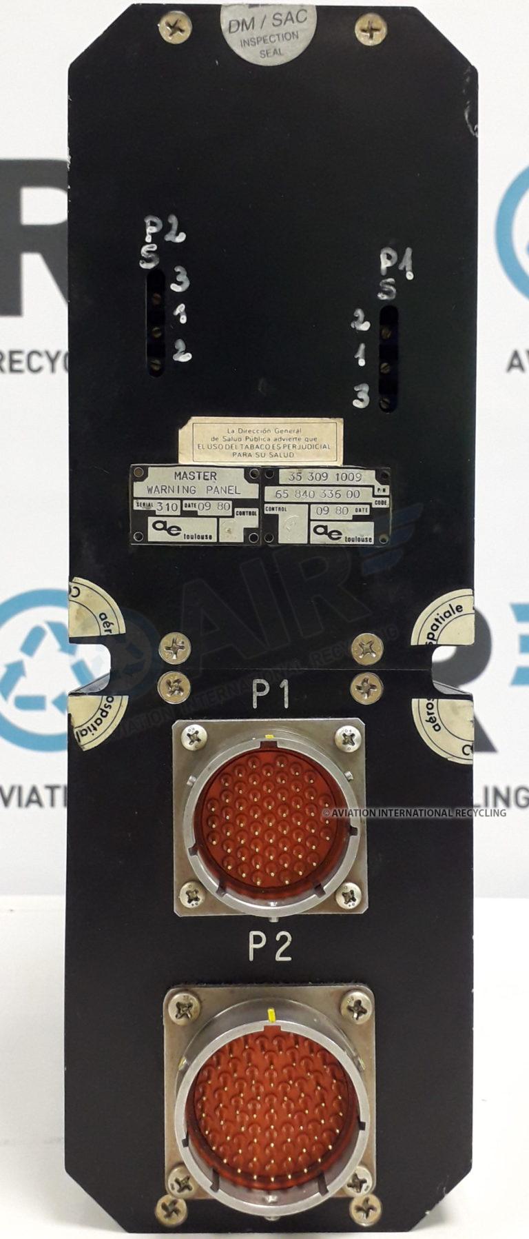 MASTER WARNING PANEL - Aviation International Recycling