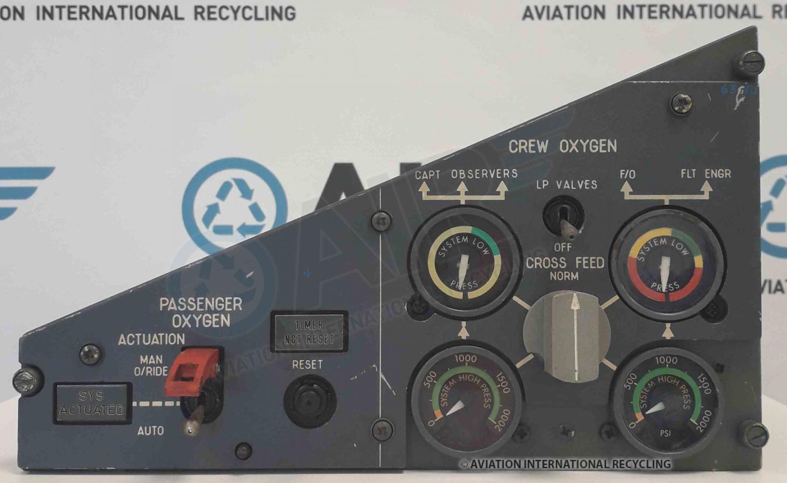 OXYGEN CABIN CONTROL PANEL - Aviation International Recycling